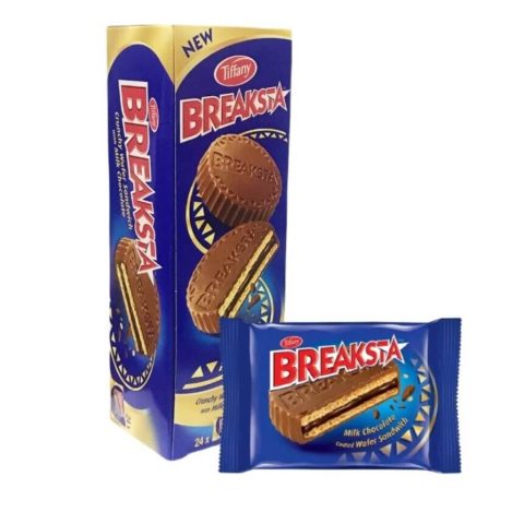 Breaksta Milk Chocolate Crunchy Wafer Sandwich 24x13g - Albazaar Market