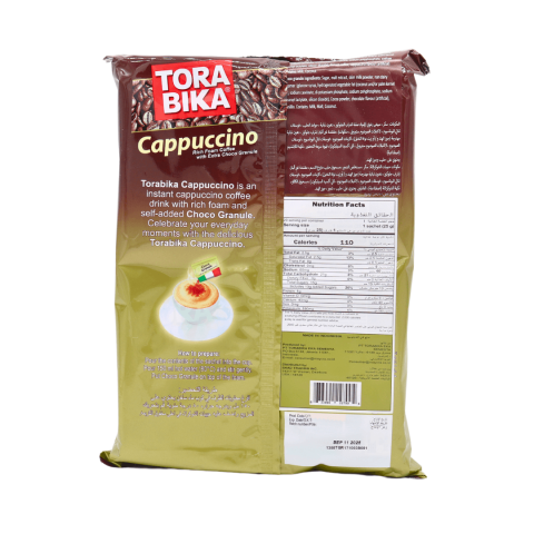 Torabika Cappuccino Instant Coffee 20 Sachets x 25g - Albazaar Market