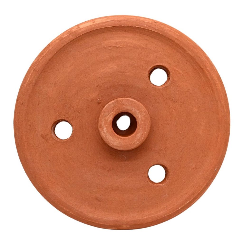 Handmade Clay Pot Dolma Lid Cover, Unglazed Terracotta, Grape Leaf Roll ...