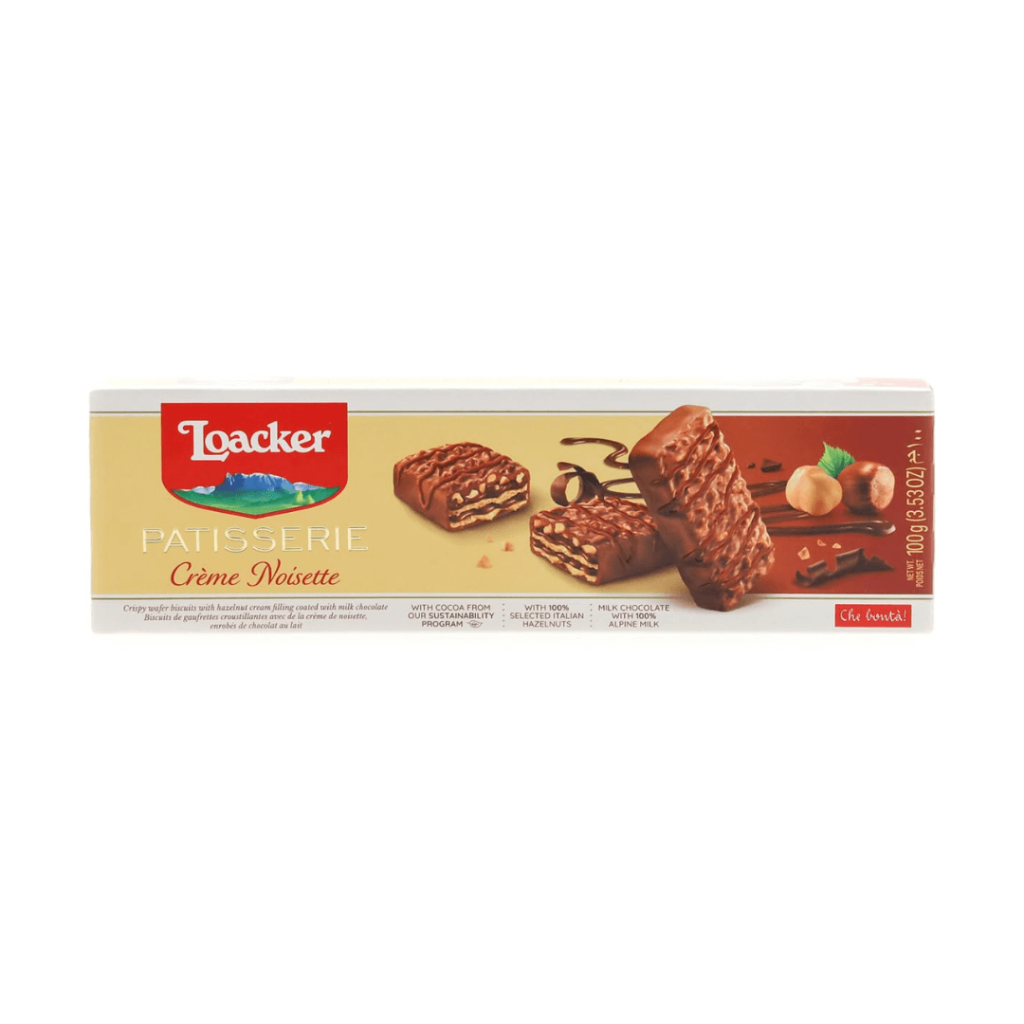 Loacker Patisserie Crème Noisette 100g - Albazaar Market
