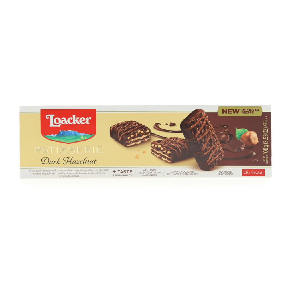 Loacker Patisserie Dark Hazelnut 100g - Albazaar Market