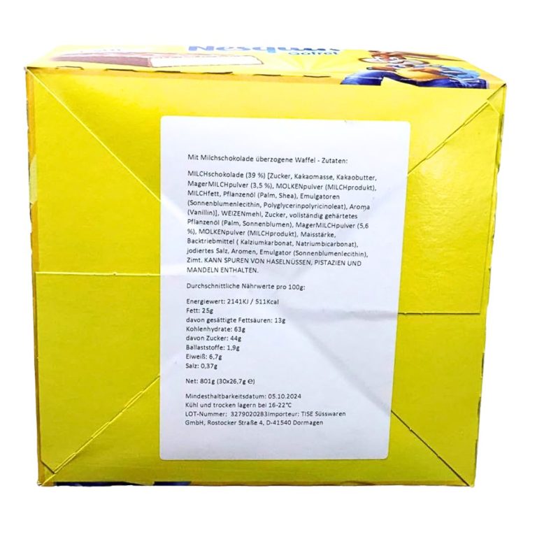 Nesquik Gofret Milk Chocolate Wafer Bar - 26.7g X 30 Pack - Albazaar Market