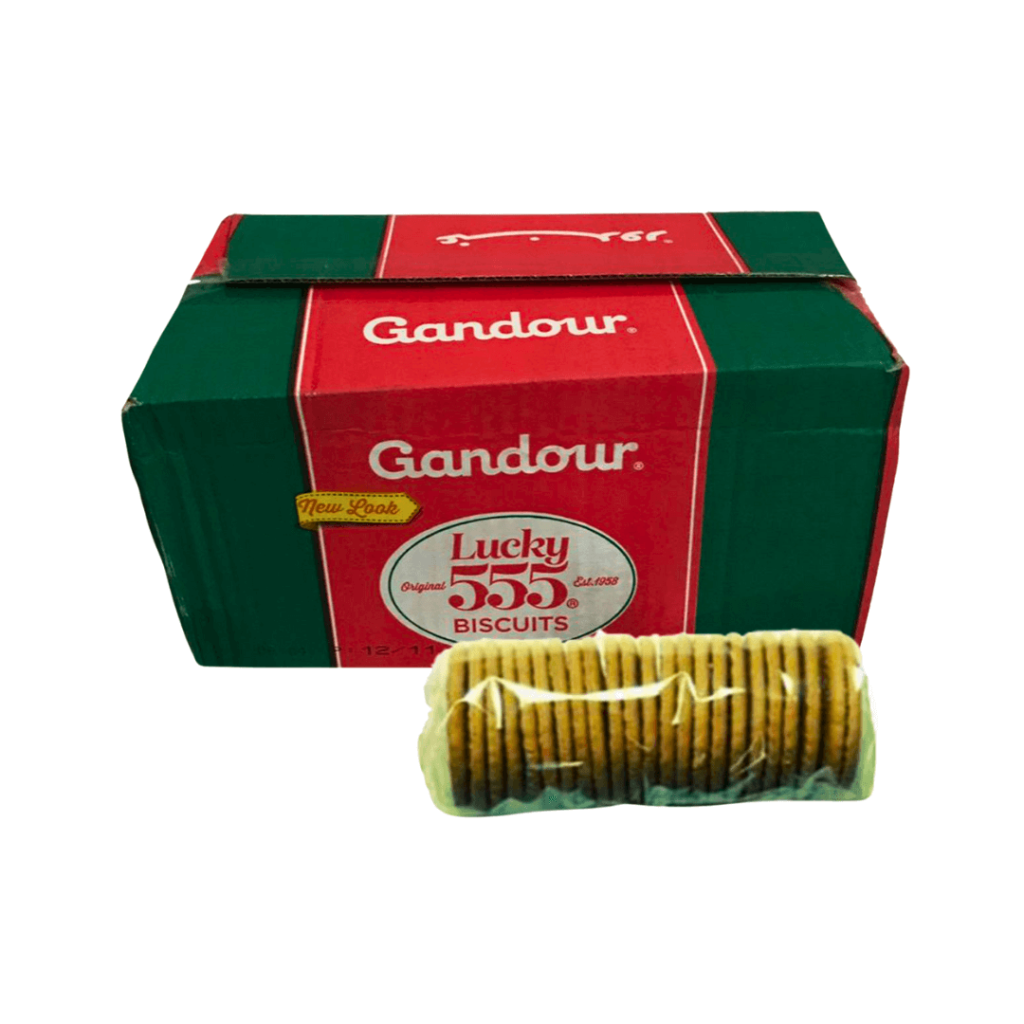 Gandour Lucky 555 Biscuits 8 Packets X 82 g - Albazaar Market